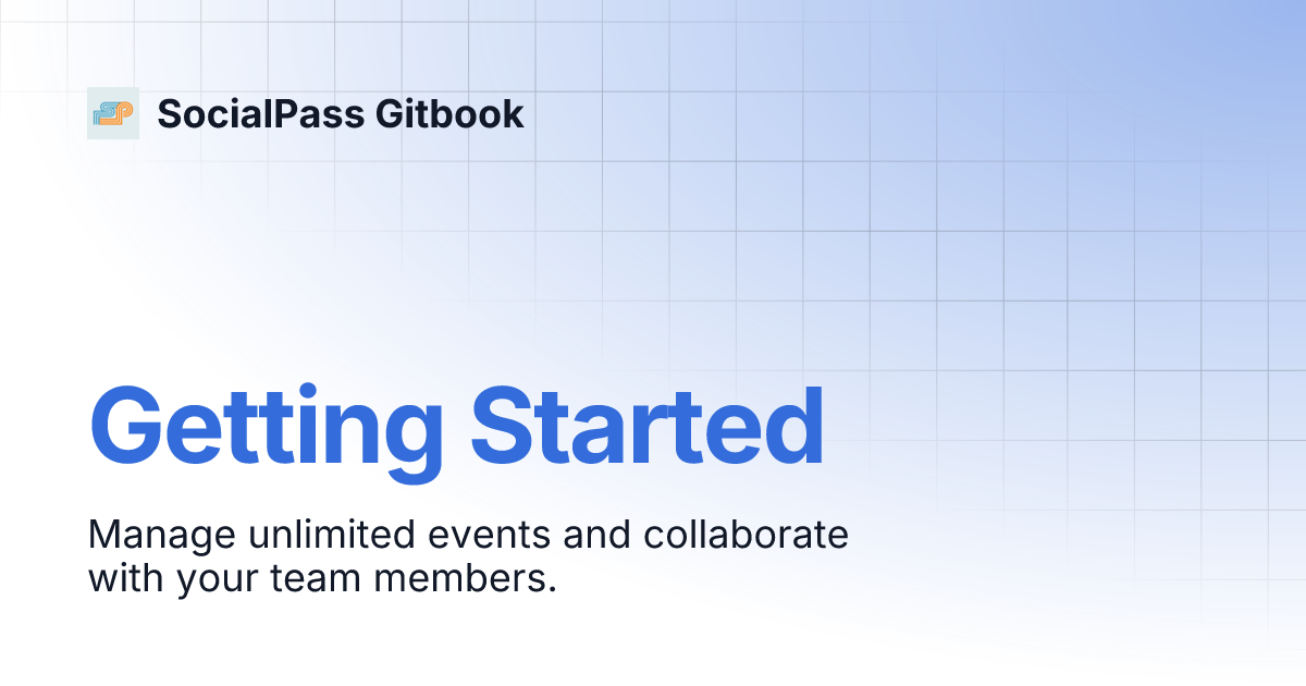 Getting Started | SocialPass Gitbook